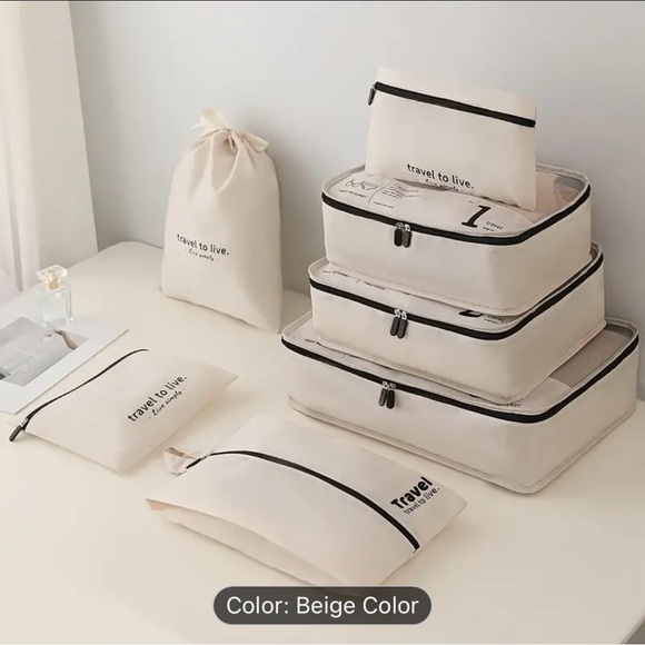 Storage & Organization | Set Of 7 Packing Cube Bags For Travel | Poshmark
